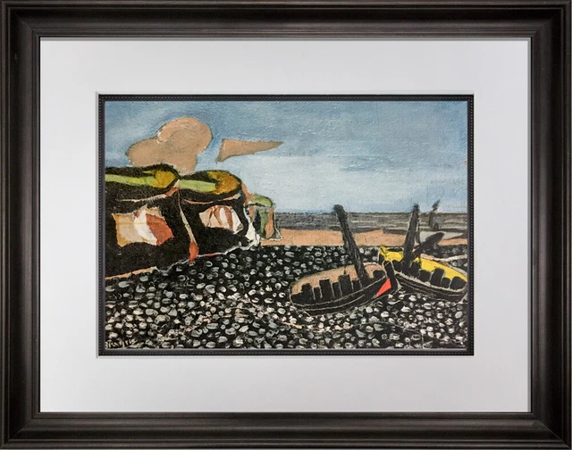 GEORGES BRAQUE LITHOGRAPHIE " Barques Bleues " Édition Limitée Signw ...