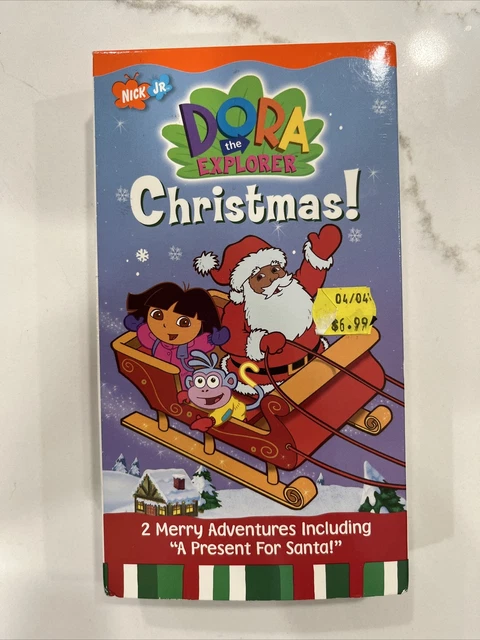 DORA THE EXPLORER Christmas! (2002, VHS) Nick Jr Holiday Works 2 ...