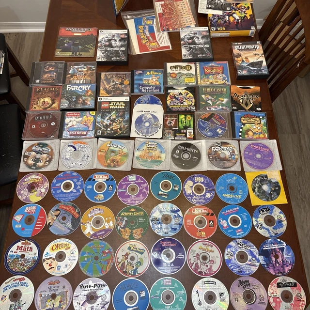 VINTAGE PC GAME cd-rom mixed video Learning games lot *READ* $416.03 ...