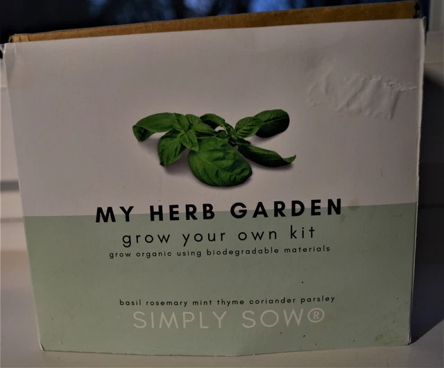 MY HERB GARDEN - Grow your own kit - Simply Sow - 6 packs of seeds £0. ...