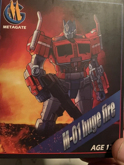 METAGATE M-01 HUGE Fire MG01 Optimus Prime Legends Scale 12cm Ship From ...