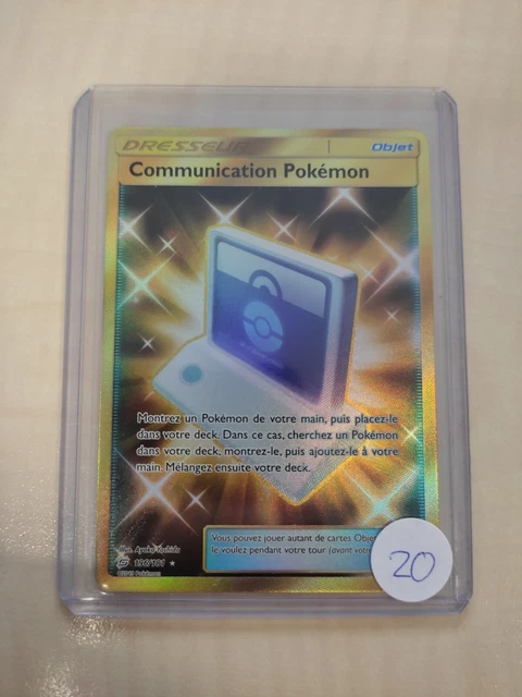 CARTE POKÉMON COMMUNICATION Pokémon 196/181 Gold Secrète SL9 Duo de ...