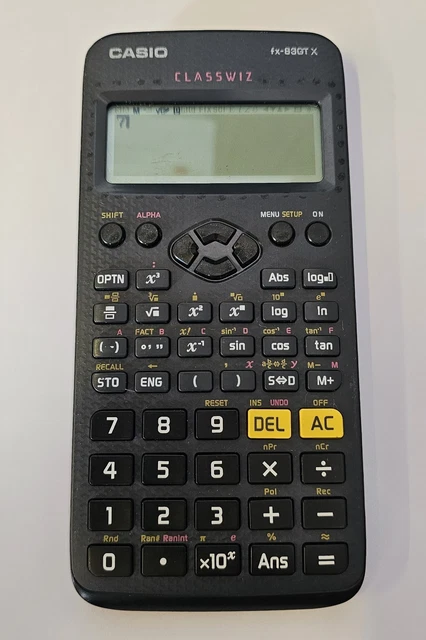 CASIO FX-83GT X Scientific Calculator - Black £10.79 - PicClick UK