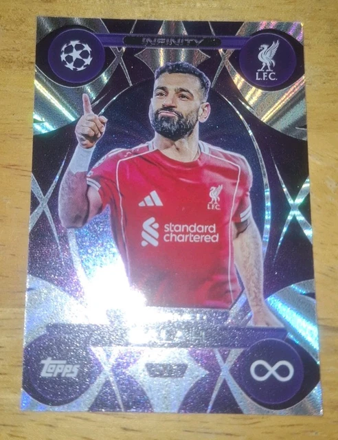 TOPPS UCC MATCH Attax 2025 26 Mo Salah Infinity IN1 £2.56 - PicClick UK