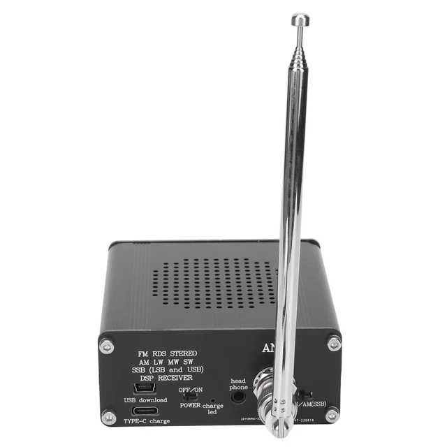 WORLD BAND RECEIVER FM AM (MW SW) SSB (LSB USB) Professional Full Band ...