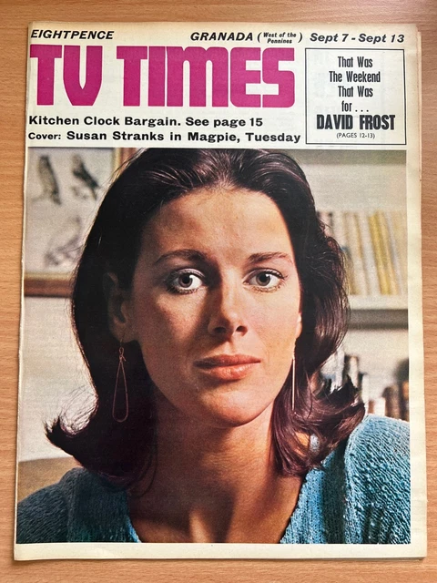 AN ORIGINAL, UNBOUND copy of TV Times magazine, September 5th 1968 ...