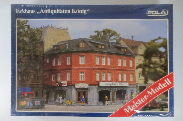 POLA H0 184 Stadt-Eckhaus "Antiquitäten König" NEU & OVP CH22506 EUR 99 ...