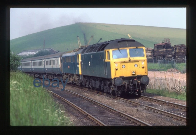 ORIGINAL 35MM SLIDE -Class 47/0 - 47140 drags AC Electric 86224 at ...