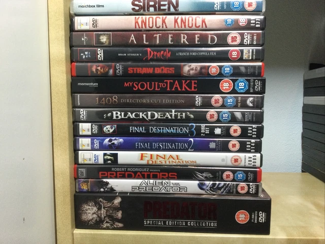 HORROR MOVIES DVD Bundle x15 Horror Film Collection EUR 13,97 - PicClick IT