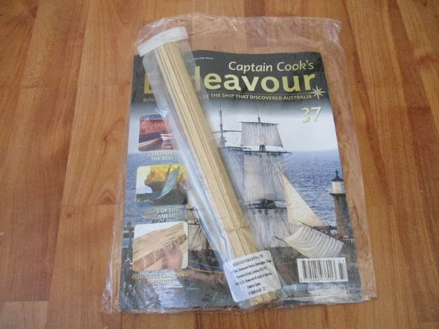 1/48 EAGLEMOSS BUILD Captain Cook's Endeavour Model Ship Issue 37 Inc ...