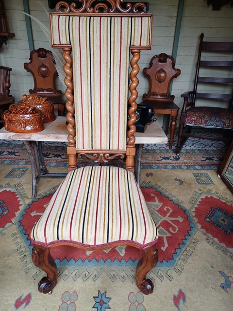 VICTORIAN WALNUT Prie Dieu Chair £63.10 - PicClick UK