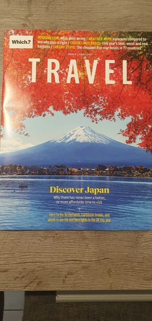WHICH CONSUMER MAGAZINE Travel March April 2025 £8.52 - PicClick UK