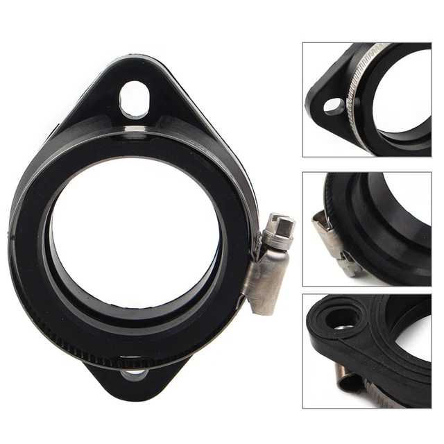 CARB INTAKE ADAPTER Boot Flange For Keihin CV Mikuni HSR45 CARB Harley ...