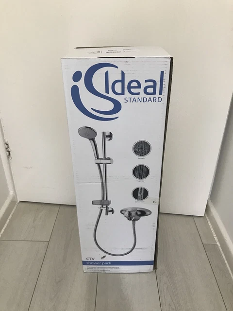 IDEAL STANDARD TREVI CTV exposed shower set A5783AA, chrome, mixer and ...