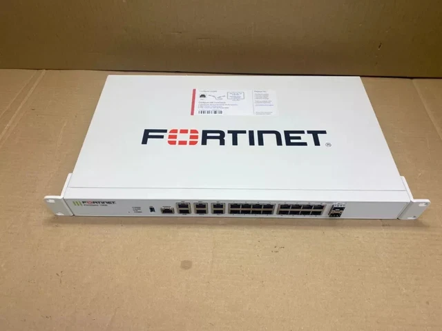 CHEAP FORTINET FORTIGATE FG-100E Firewall Appliance with Rack Ears RRP ...
