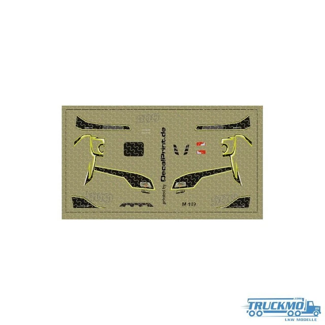 TRUCKMO DECAL MAN TGX XXL Evo-Lion schwarz 12M-102 Scale 1:50 EUR 6,71 ...