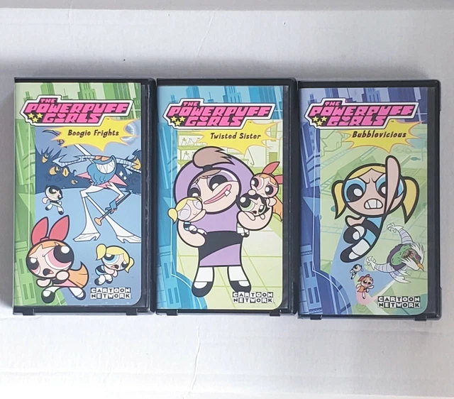 THE POWERPUFF GIRLS VHS Lot: Bubblevicious, Twisted Sister, Boogie ...
