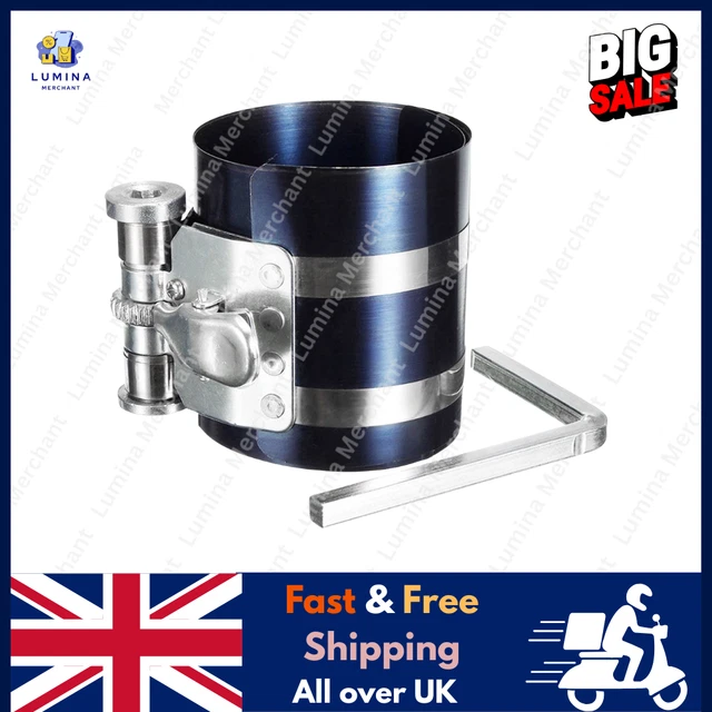 QUICK RELEASE 53 - 175mm Engine Piston Ring Compressor Tool Ratchet ...