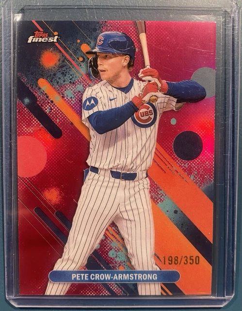 2025 TOPPS FINEST - Common Pete Crow-Armstrong #47 Magenta Refractor ...