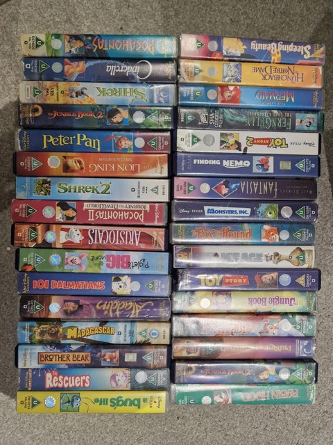 VHS DISNEY TAPES bundle £10.00 - PicClick UK