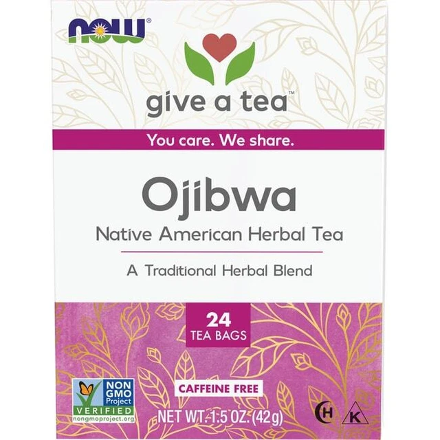 NOW FOODS OJIBWA Native American Herbal Tea 24 Bag(S) £7.37 - PicClick UK