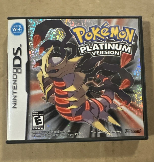 POKÉMON PLATINUM VERSION Nintendo DS, 2009 CIB Complete In Box ...
