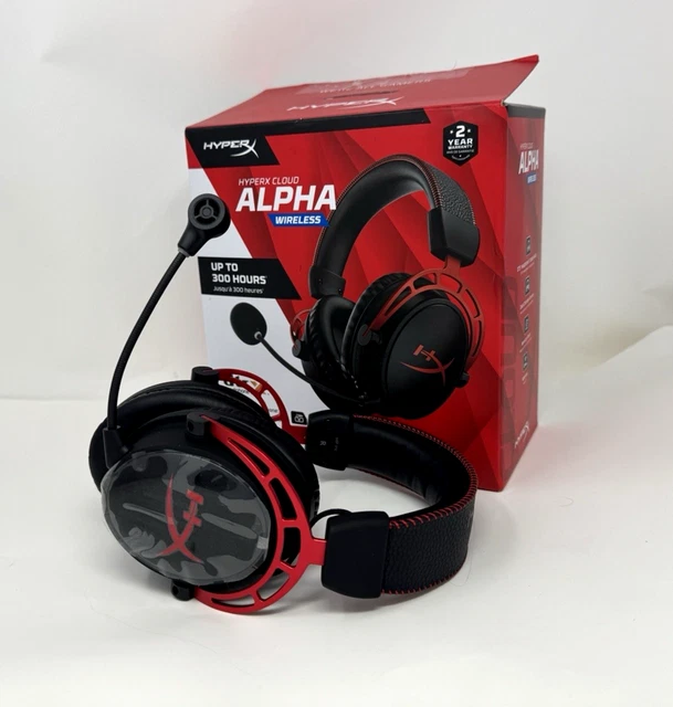 HYPERX CLOUD ALPHA Wireless Gaming Headset *missing usb dongle $77.47 ...