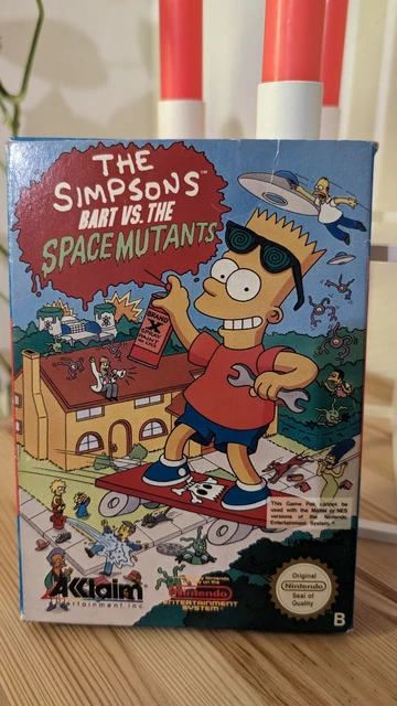 I SIMPSONS BART vs. The Space Mutants Acclaim 1991 NES Nintendo PAL EUR ...