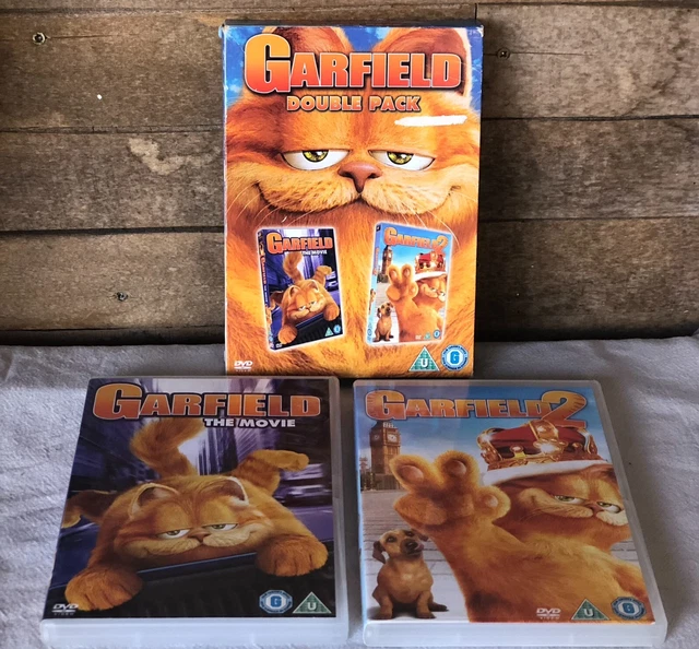 GARFIELD DOUBLE PACK 2 Dvds Garfield the Movie & Garfield 2 pre-owned £ ...