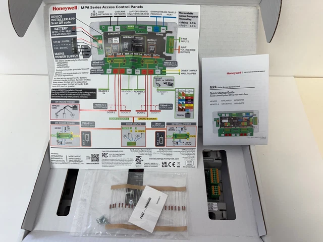 HONEYWELL MPA2C3-4 MAXPRO Access Mpa2 Control Panel 4 Door New Open Box ...
