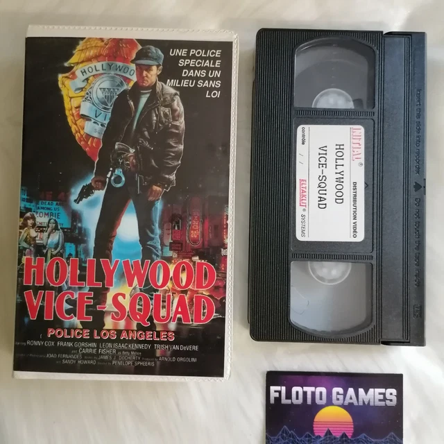 VHS D'ORIGINE FR : Hollywood Vice-Squad - Carrie Fisher Ronny Cox ...