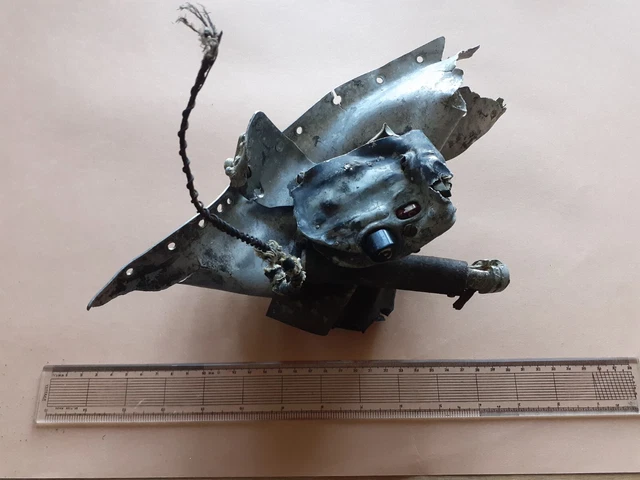 WW2 RELIC - Messerschmitt 109 - Cockpit section with electrical switch ...