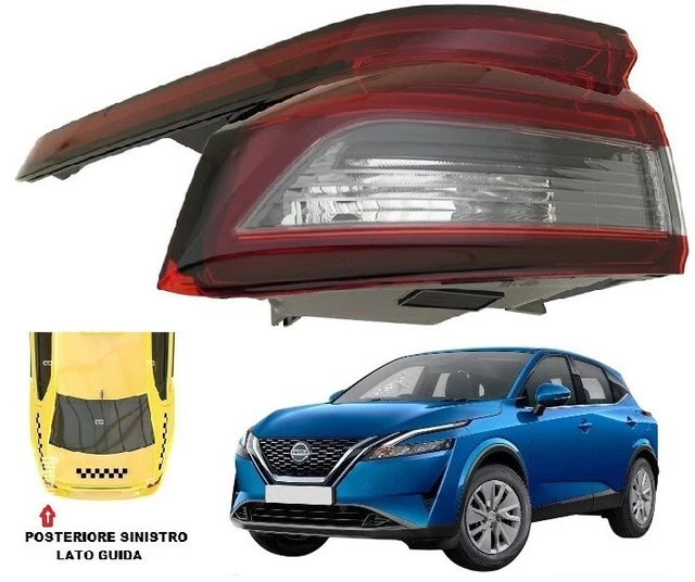 FANALE FANALINO POSTERIORE Sx Esterno A Led Nissan Qashqai Dal 2021 In ...