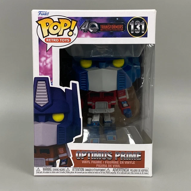 OPTIMUS PRIME 131 Transformers 40 Ans Funko Pop! Vinyl Figurine Jouet ...
