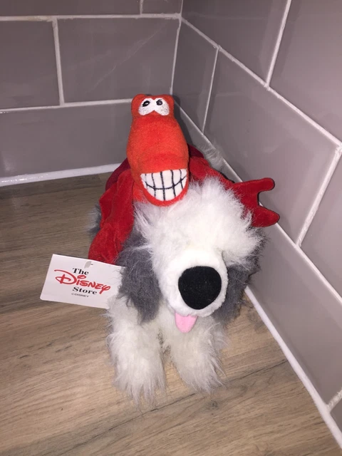THE DISNEY STORE The Little Mermaid Max + Sebastian Bean Plush With Tag ...