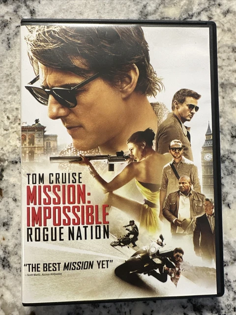 MISSION: IMPOSSIBLE ROGUE Nation Blu-ray Tom Cruise Jeremy Renner Simon ...