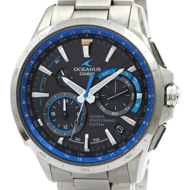 CASIO OCEANUS TITANIUM Solar Mens Watch OCW-G1000-1AJF £465.50 ...