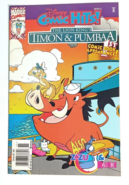 DISNEY COMIC HITS #2 The Lion King Timon & Pumbaa 1st Appearance ...