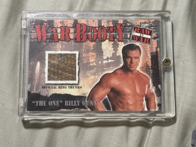 CARTA TRUNKS BILLY Gunn evento usata 2001 Fleer WWF bottino di guerra ...