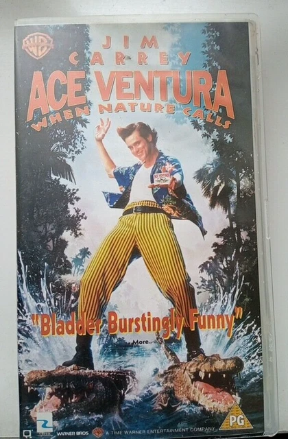 JIM CARREY, ACE Ventura, When Nature Calls VHS video tape £5.50 ...