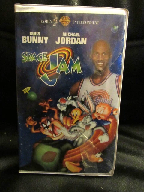 SPACE JAM VHS Tape 1996 Movie Michael Jordan & Looney Tunes Rare First ...