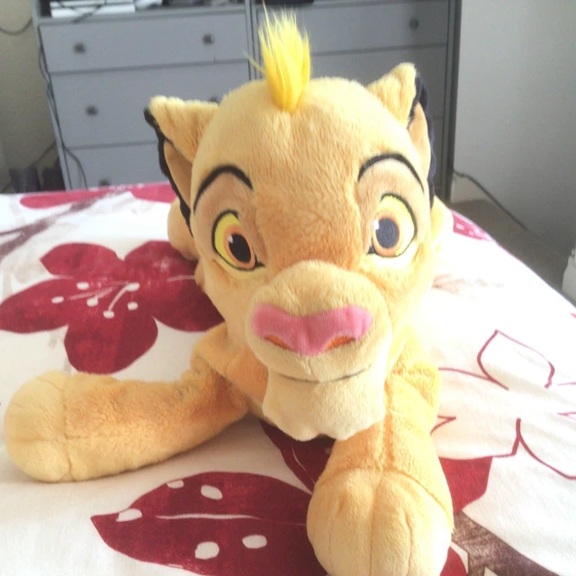 THE LION KING FLOPPY Young SIMBA Cub Toy 12" PLUSH Stuff TOY FIGURE ...