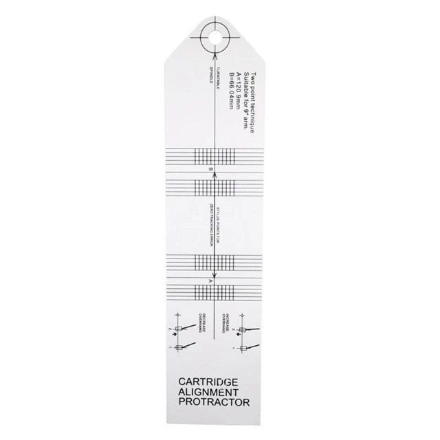 GAUGE ADJUSTMENT TOOL Pickup Calibration Stylus Alignment Turntable ...