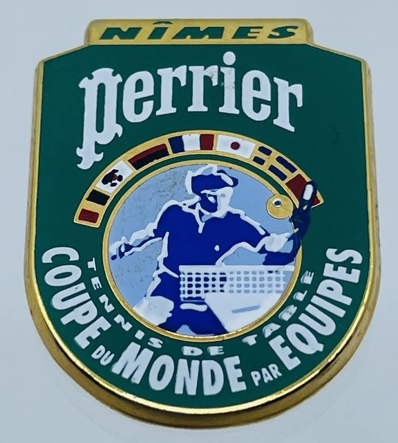 PIN'S PINS PIN Perrier Tennis De Table Coupe Du Monde Nîmes - Arthus Bertrand EUR 9,99 - PicClick FR