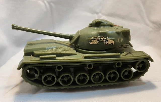 VTG TIM-MEE TOYS US Army Tank Plastic Made in USA Military Marines Play ...