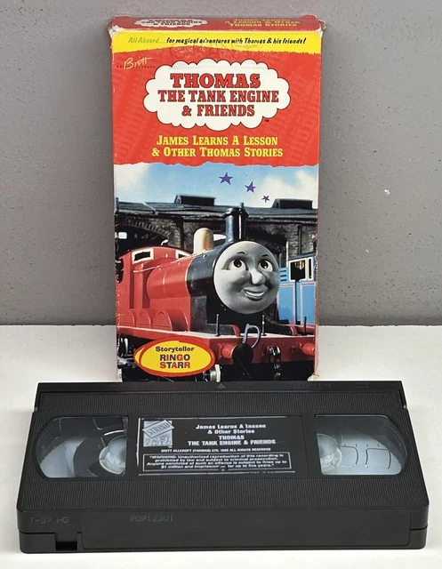 Thomas Tank Engine Friends James Learns Lesson Vhs Video Train Rare Strand Tape £4878 Picclick Uk