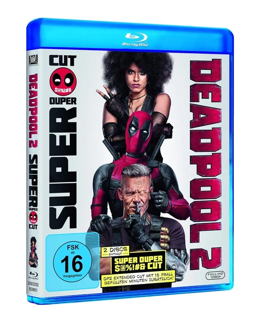 DEADPOOL 2 (BLU-RAY) Reynolds Ryan Kesy Jack Beetz Zazie Baccarin Morena Brolin EUR 18,30 ...