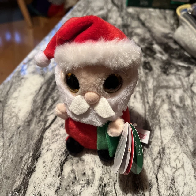 KEEL TOYS MINI Motsu Christmas 12cm Plush Beanie Soft Toy Owl Elf Santa ...