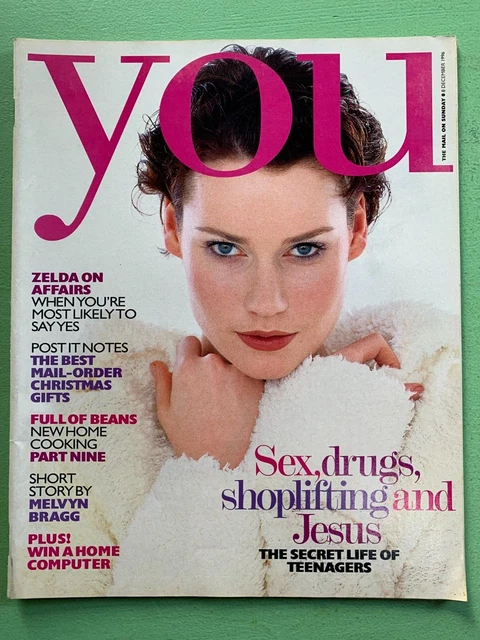 YOU MAGAZINE 8-DEC-1996 Emilia Fox Deborah Bull John Malkovich Keith ...