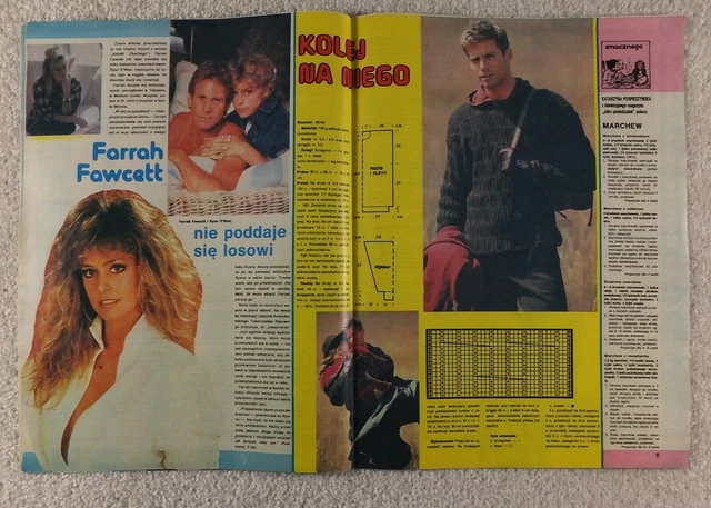 CAROLINE DE MONACO mag.COVER 1991 Farrah Fawcett,Alain Delon,David ...